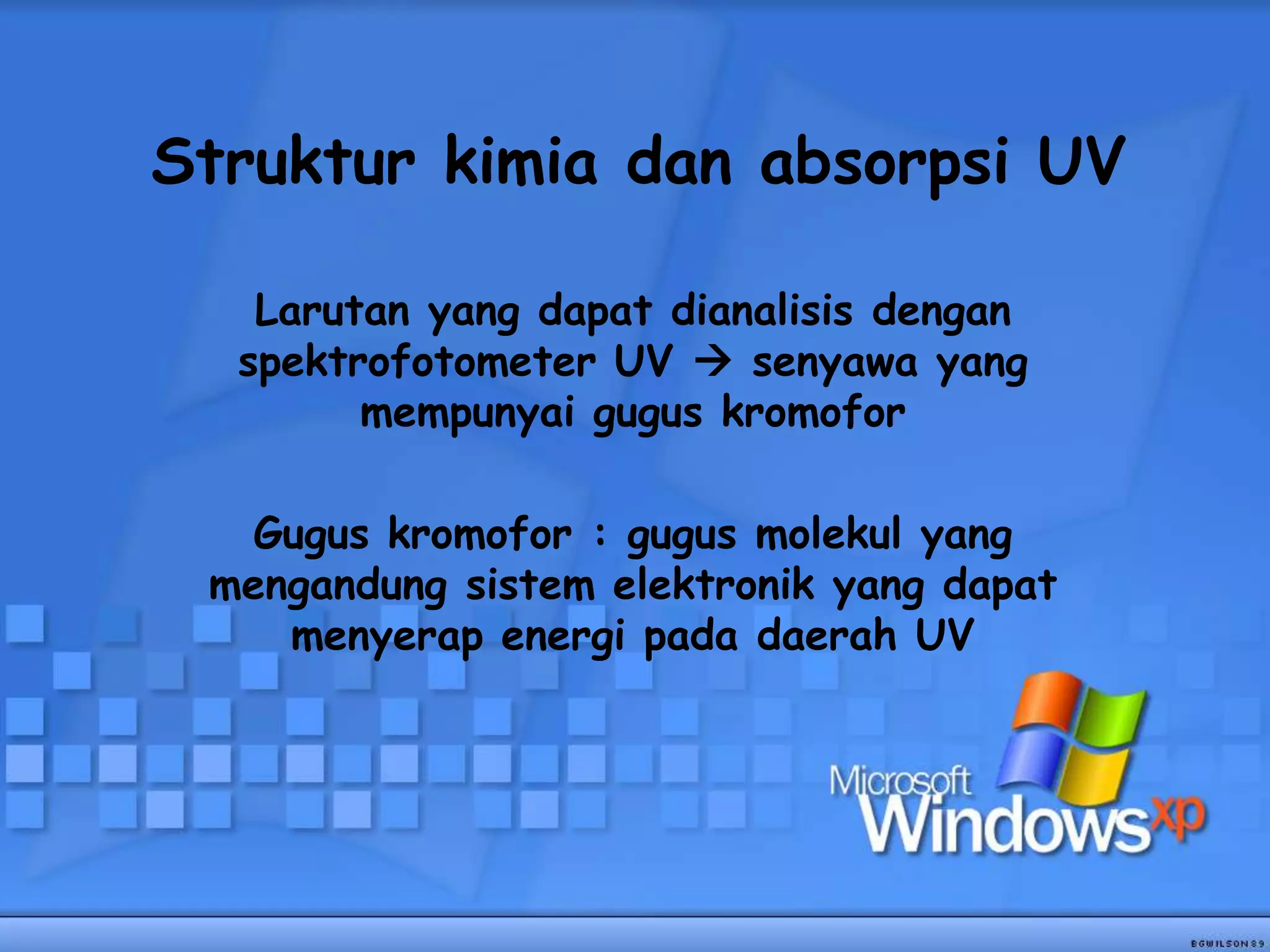 Ppt spektrofotometri uv vis | PPTX