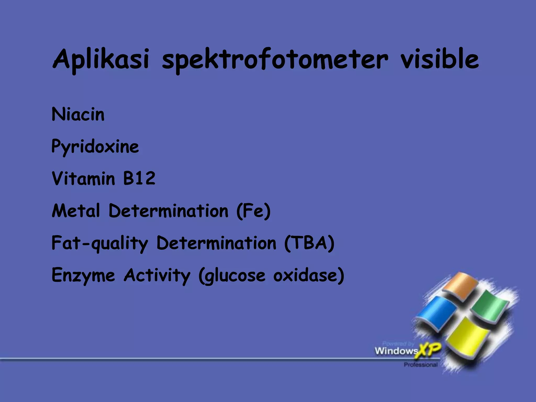 Ppt spektrofotometri uv vis | PPTX