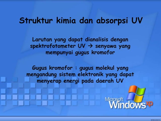 Ppt spektrofotometri uv vis | PPTX