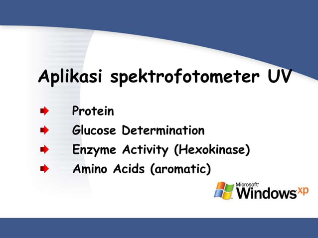 Ppt spektrofotometri uv vis | PPTX