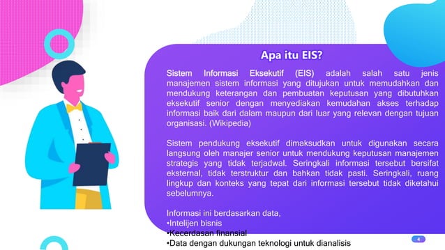 PPT SPK Kelompok 4 - Executive Information System (EIS) | PPTX
