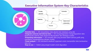 PPT SPK Kelompok 4 - Executive Information System (EIS) | PPTX