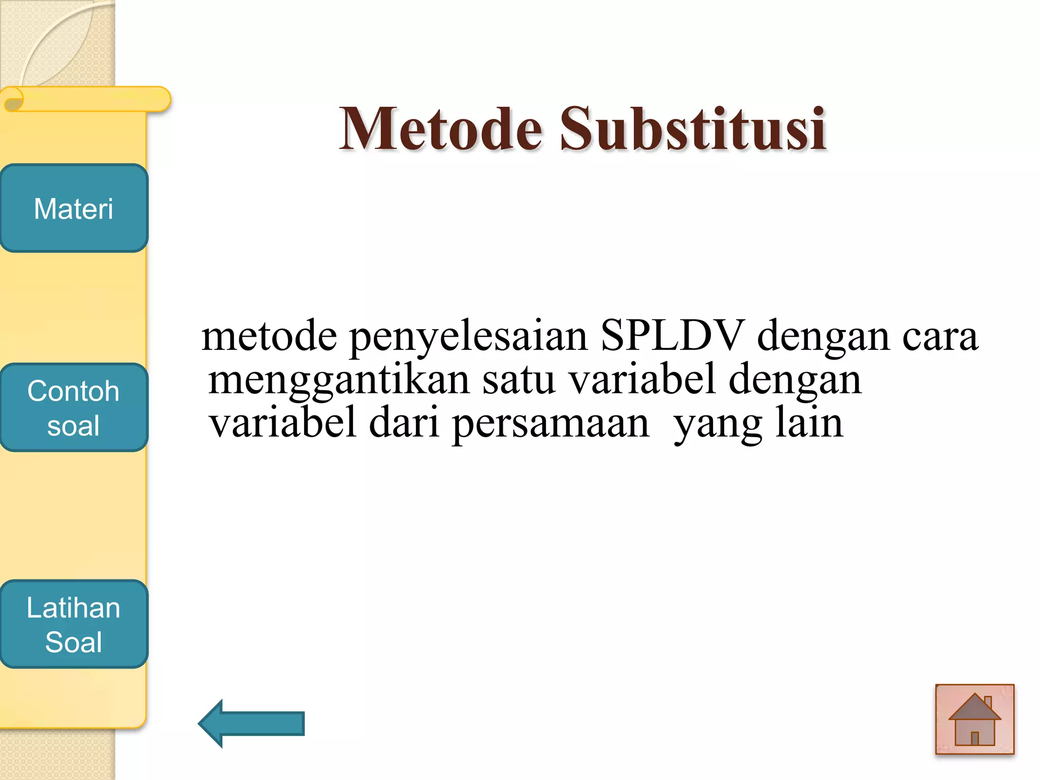 PPT pembelajaran SPLDV | PPTX