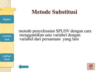 PPT pembelajaran SPLDV | PPTX