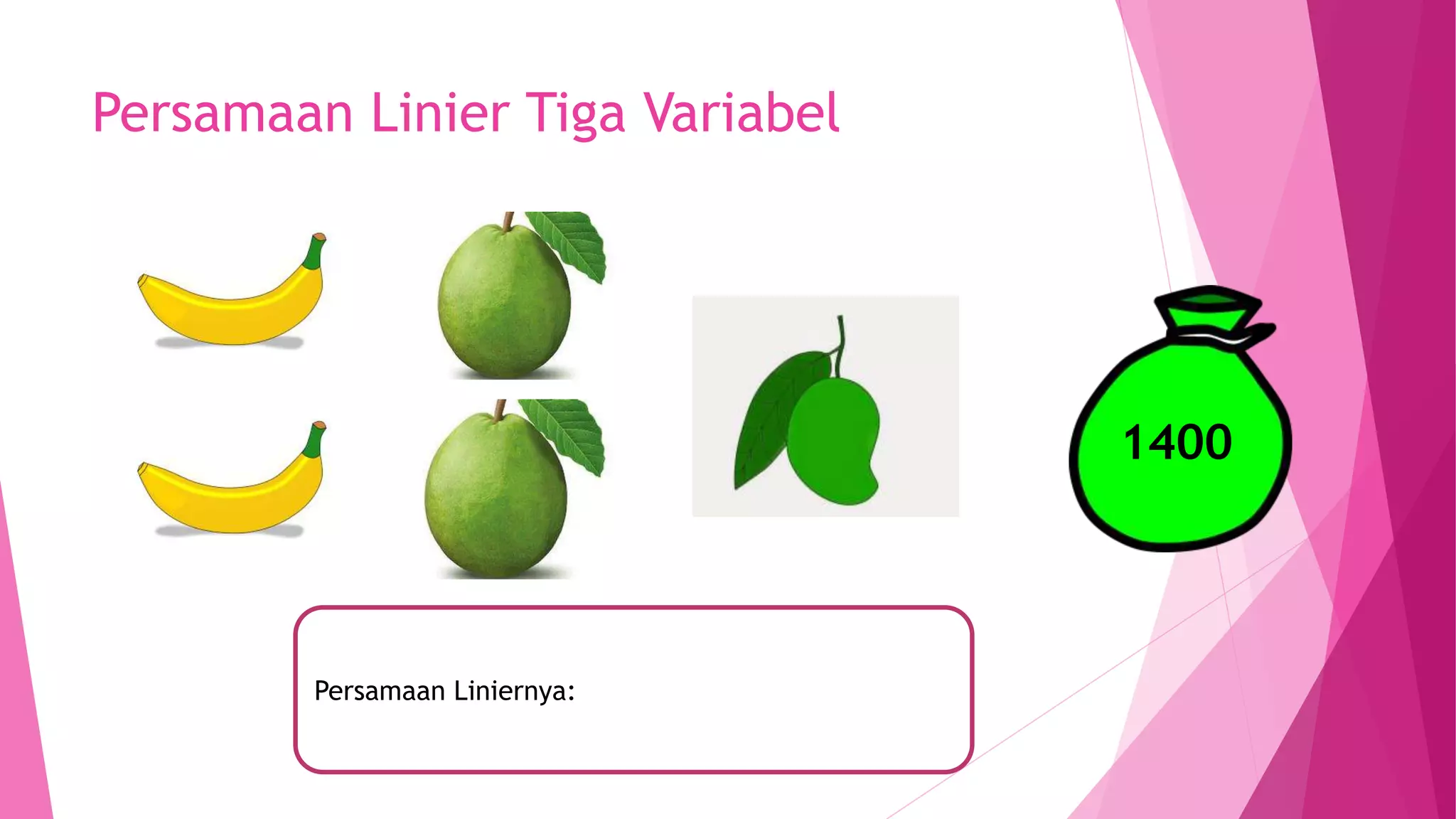 Ppt spltv (sistem persamaan linear tiga variabel) | PPTX
