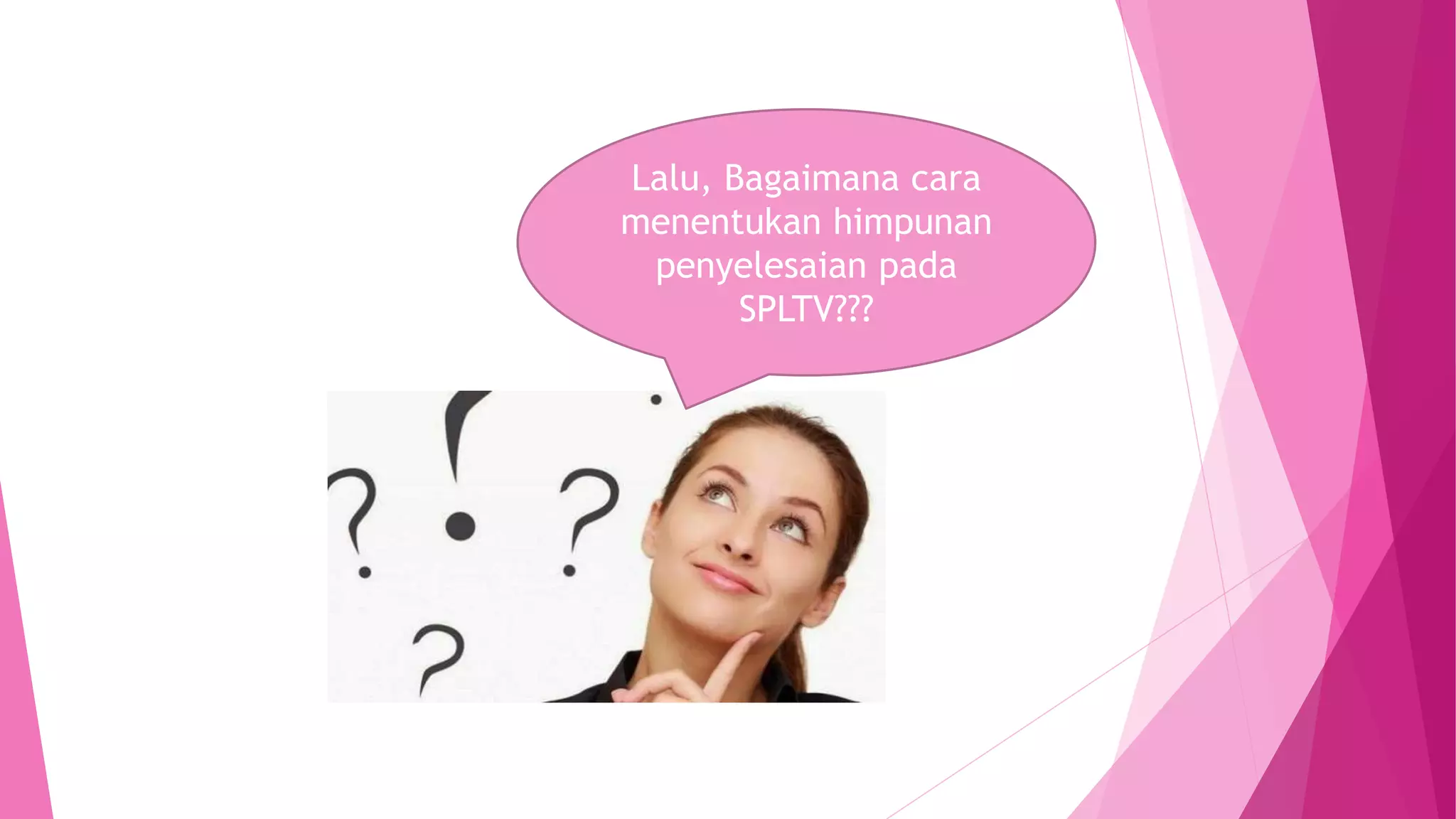 Ppt spltv (sistem persamaan linear tiga variabel) | PPTX