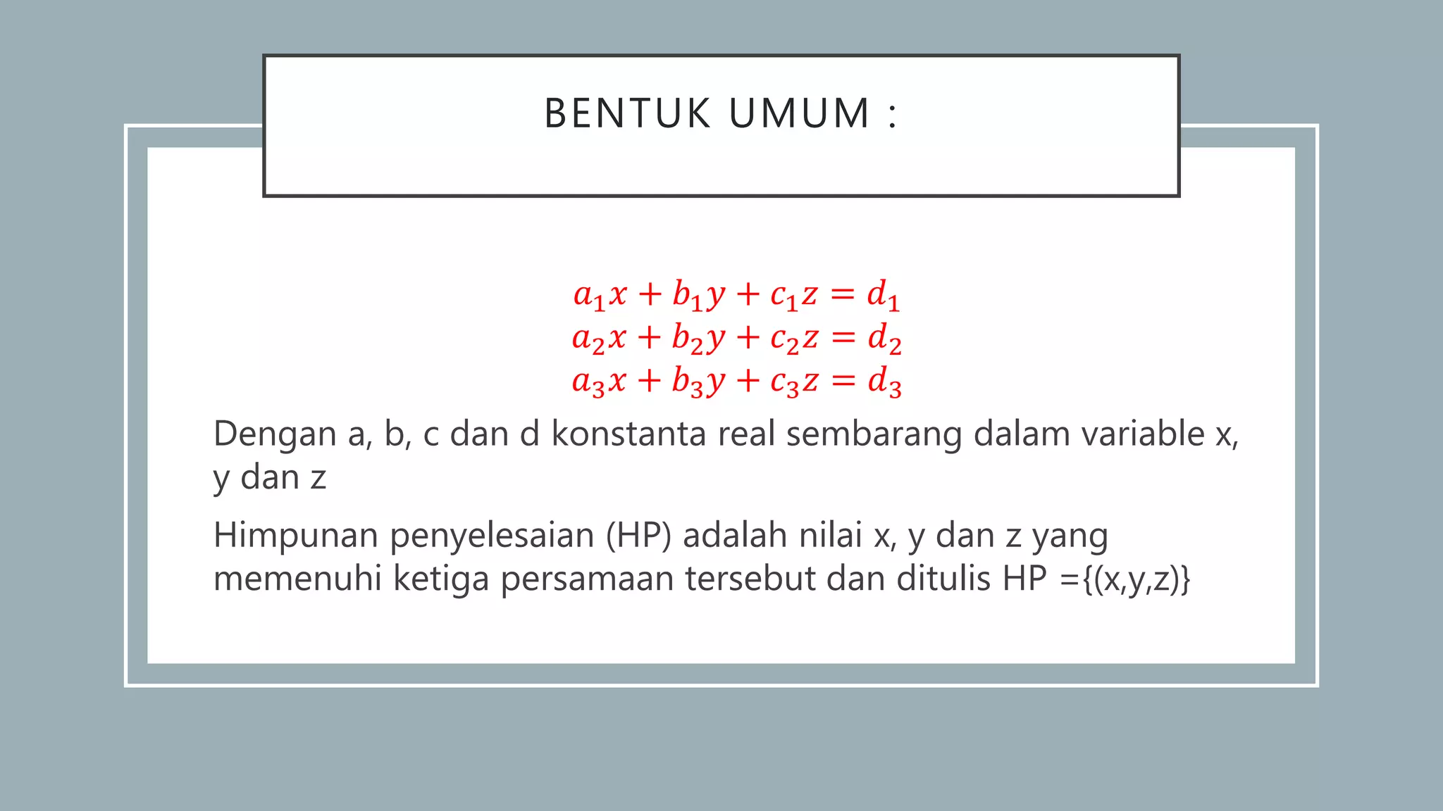 PPT SPLTV | PPTX