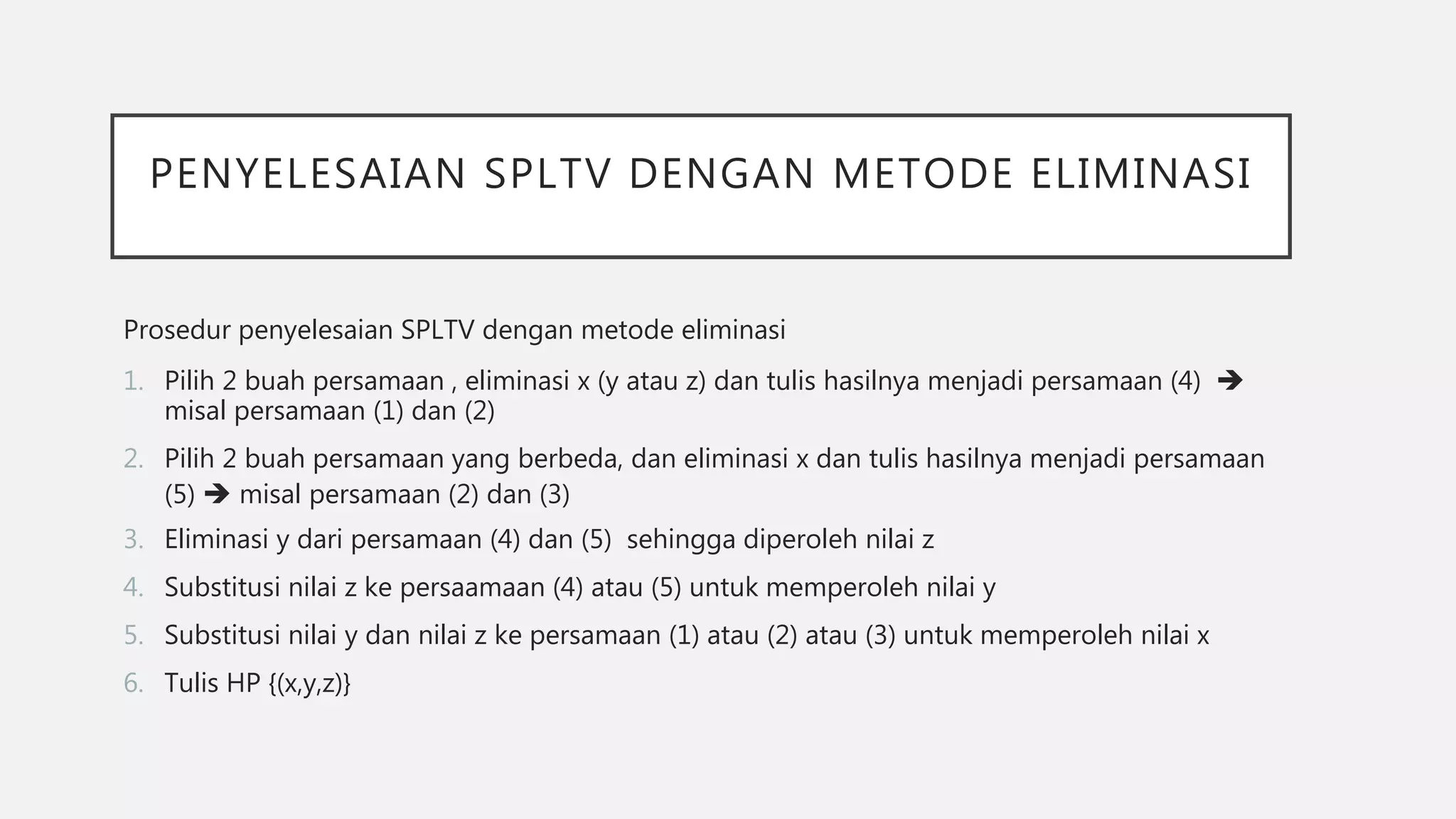 PPT SPLTV | PPTX