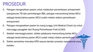 PPT SPO Alur Pelayanan SKD di Unit MCU (dr. Yudi Kartasasmita).pptx