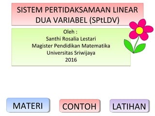 Powerpoint SPtLDV | PPT