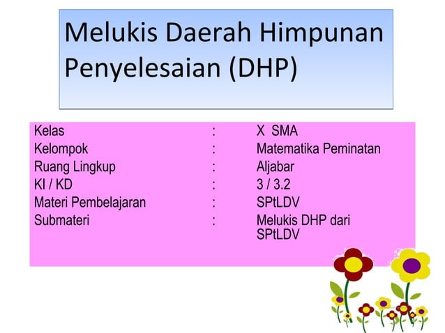 Powerpoint SPtLDV | PPT