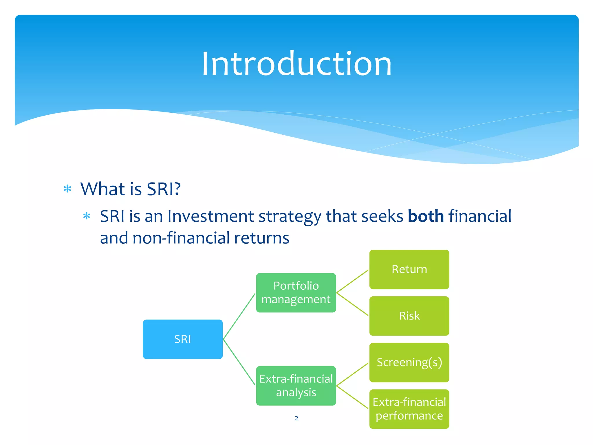Socially Responsible Investment (SRI) | PDF