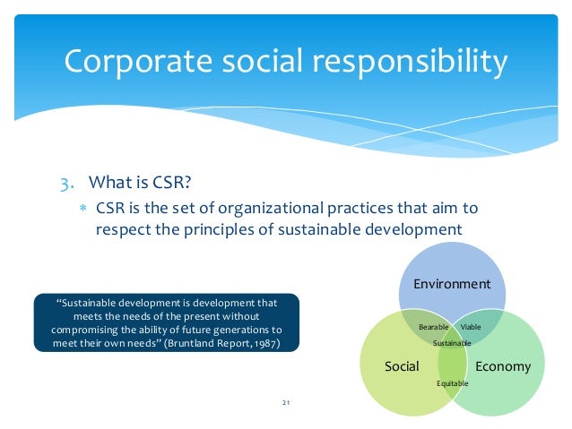 Socially Responsible Investment (SRI)