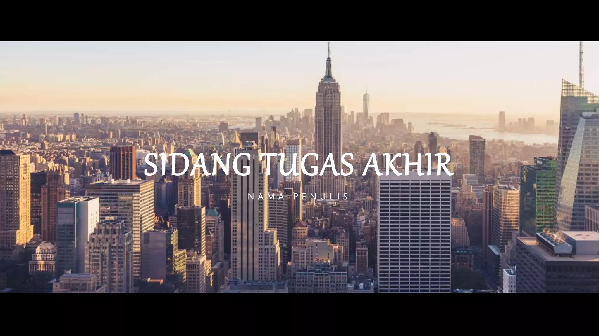 Cover Sidang Skripsi Design Powerpoint | PPTX