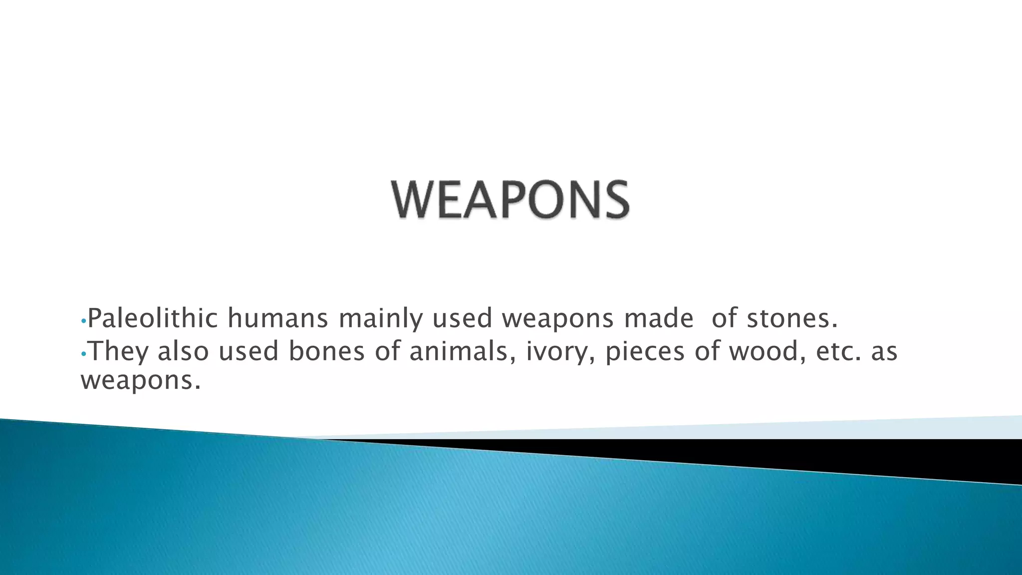 palaeolithic age | PPTX