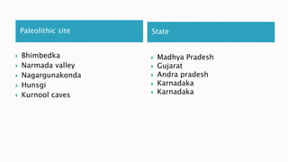 palaeolithic age | PPTX