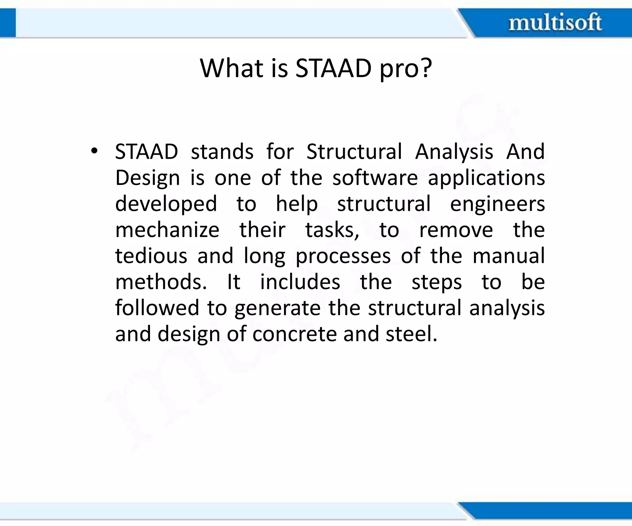 STAAD.pro