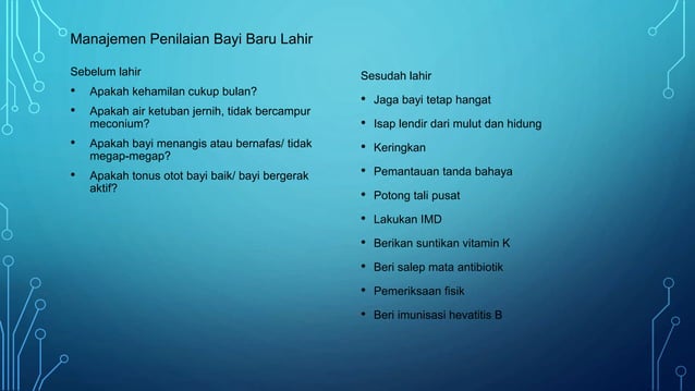 PPT STASE asuhan pada bayi baru lahir di pmb bidan | PPT
