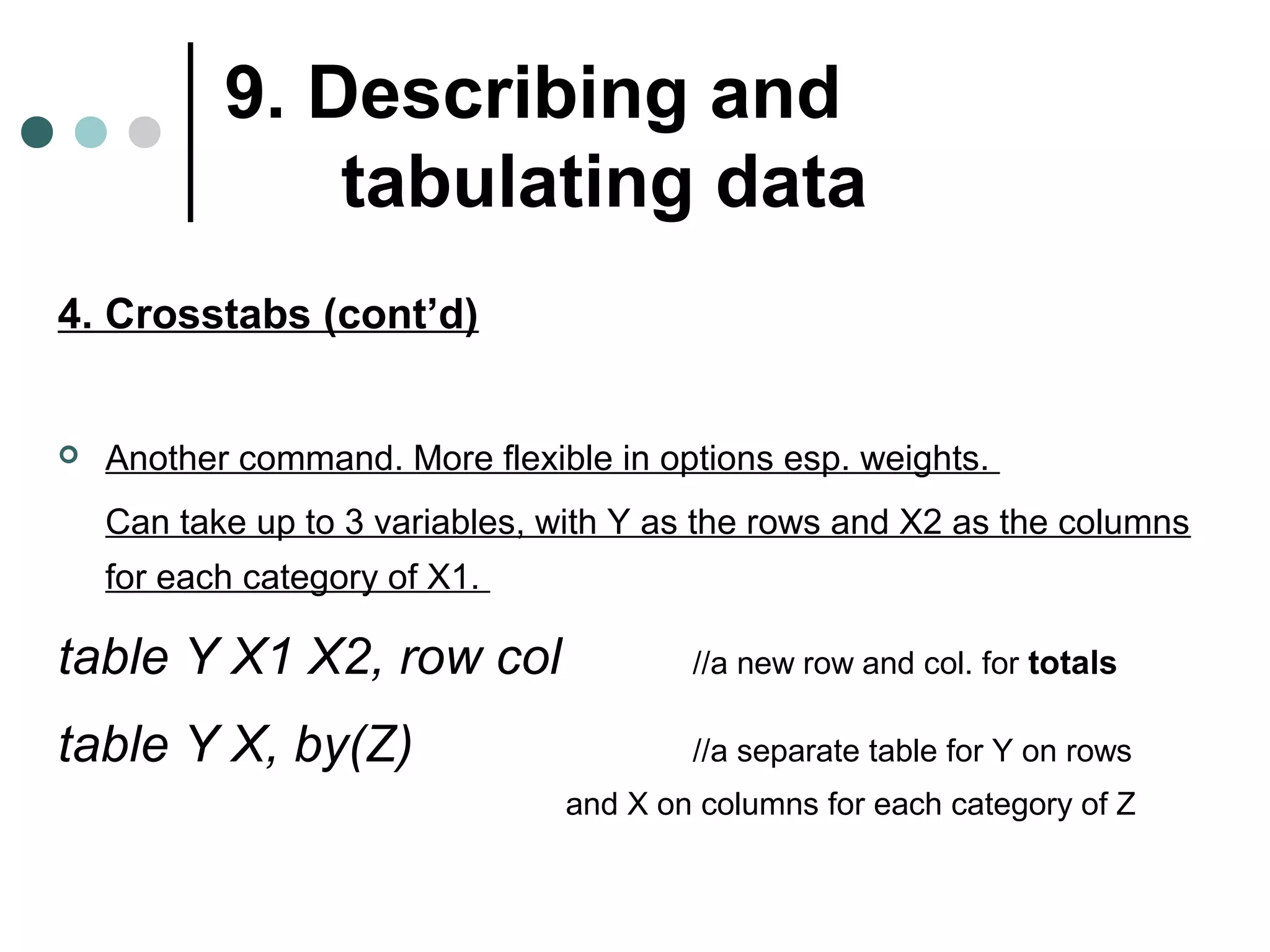 Introduction to Stata | PPT