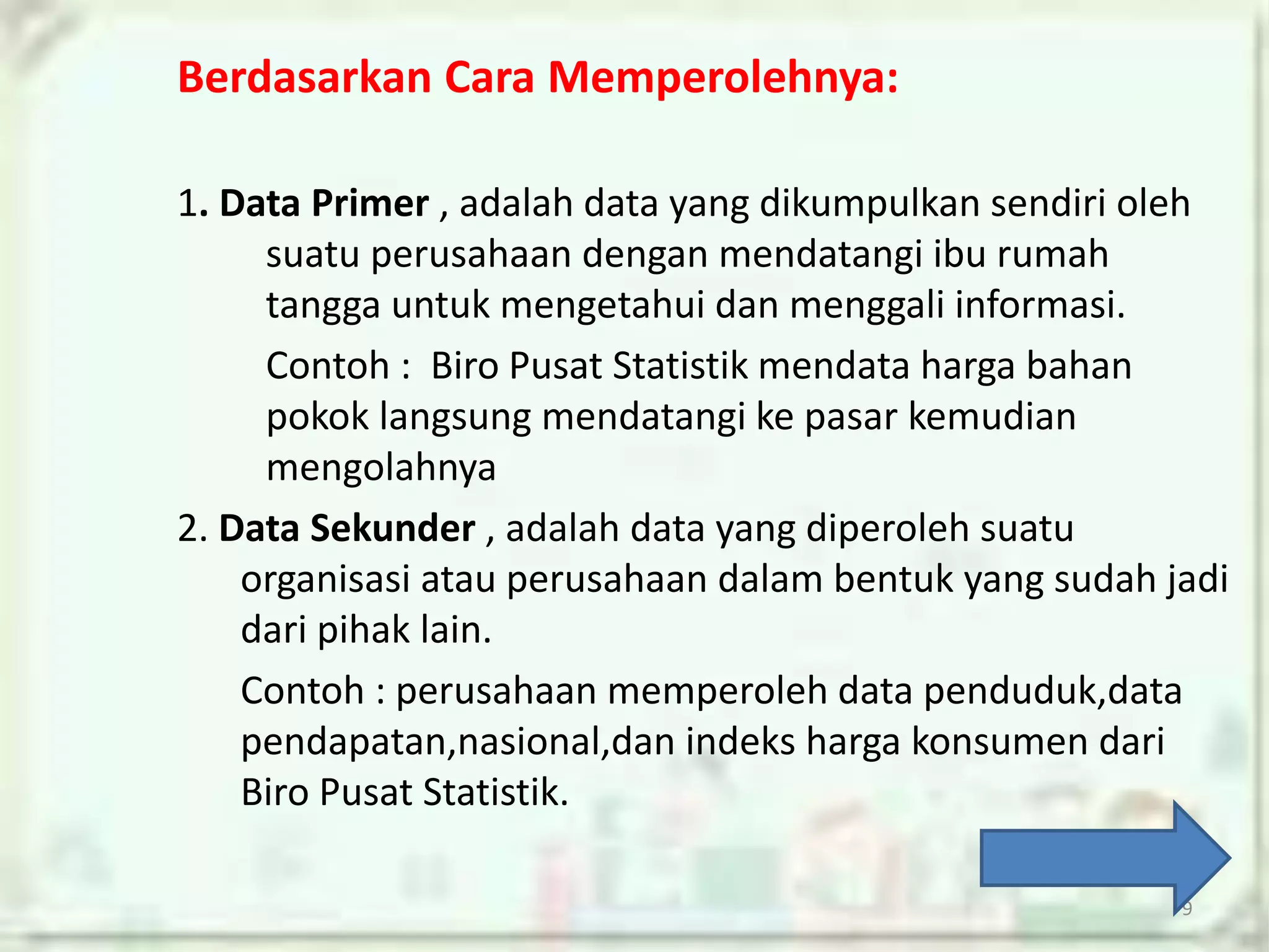 Statistik,Statistika dan Macam-Macam Data | PPTX