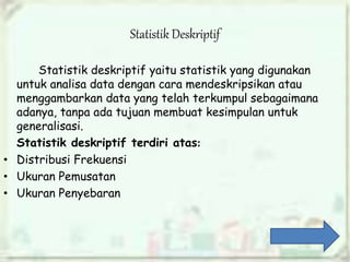 Statistik,Statistika dan Macam-Macam Data | PPTX