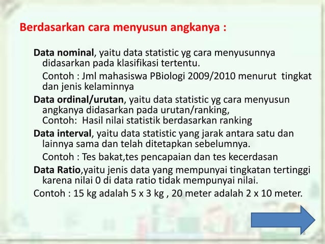 Statistik,Statistika dan Macam-Macam Data | PPTX