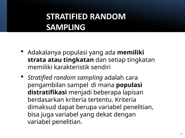 PPT Statistik dan Data Analisis Pertemuan ke 3-1. Pengertian populasi ...