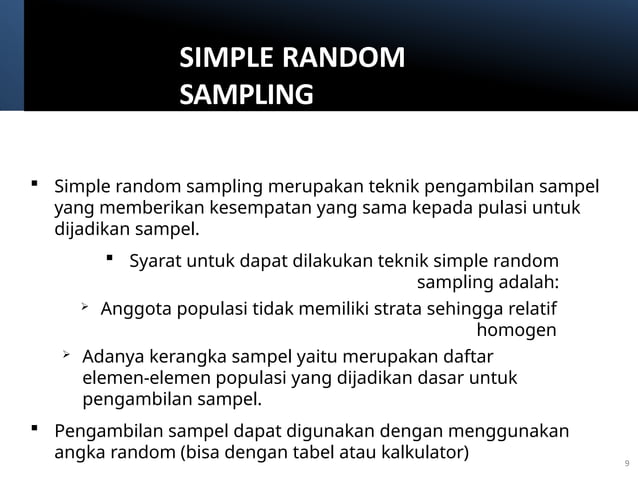 PPT Statistik dan Data Analisis Pertemuan ke 3-1. Pengertian populasi ...