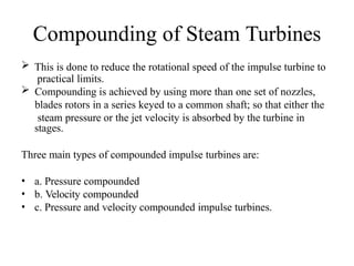 Power Point Presentation on Steam Turbine | PPTX