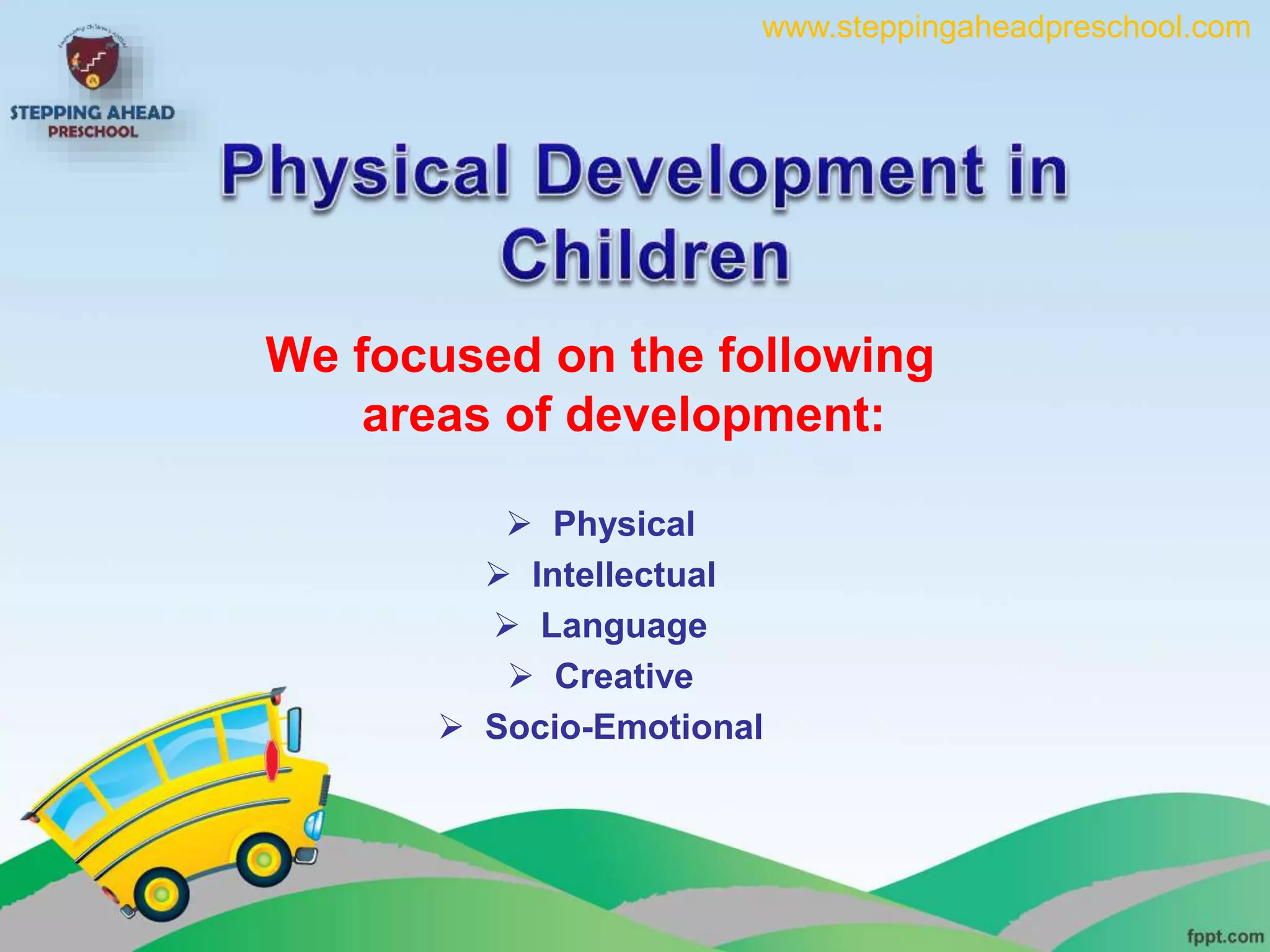 Preschool | Play School | Stepping Ahead Preschool | PPT