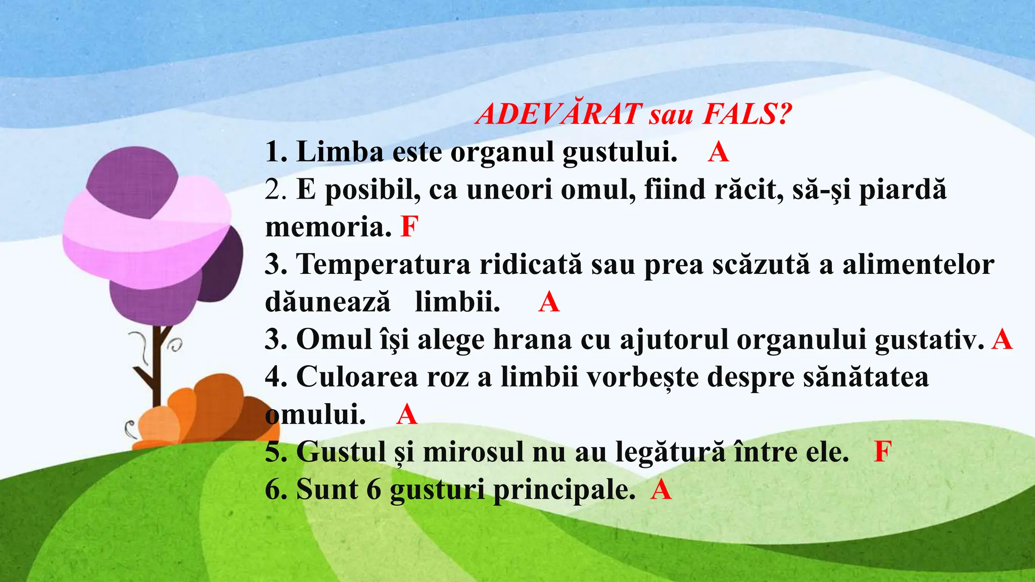 Proiect didactic la științe: Gustul.pptx