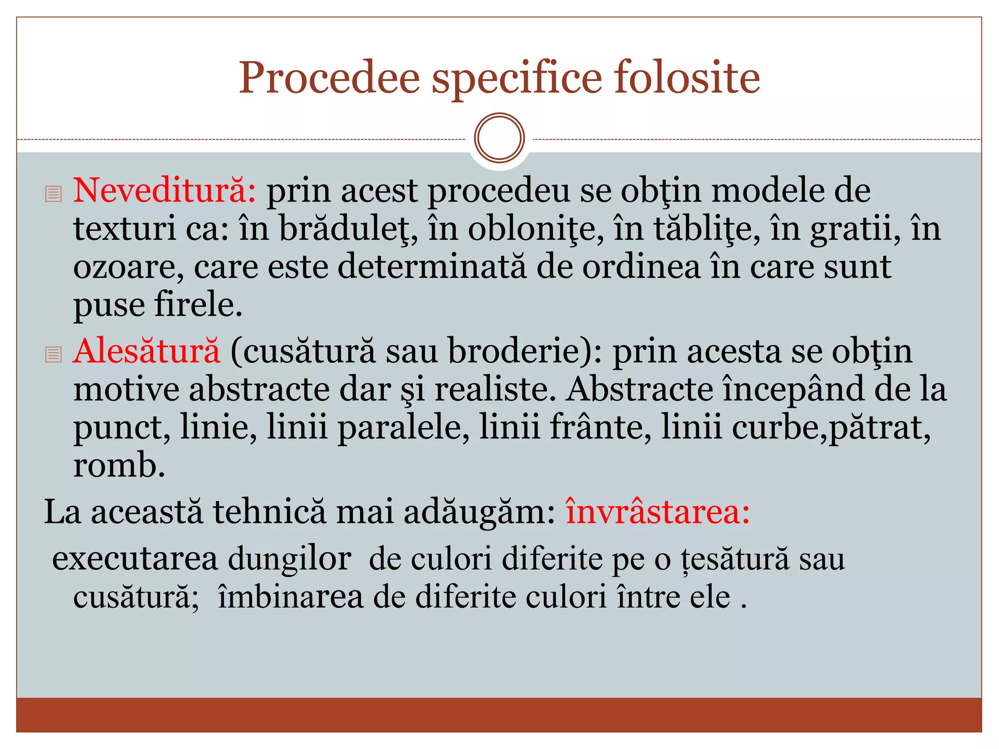 Ornamentica si stil popular | PPTX