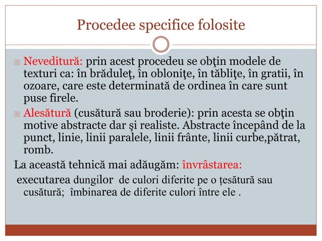 Ornamentica si stil popular | PPTX