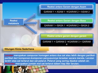 Ppt stoikiometri larutan | PPT