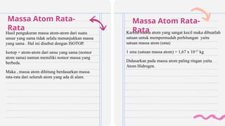 PPT Stoikiometri part 1;Menentukan massa atom relatif | PPTX