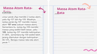 PPT Stoikiometri part 1;Menentukan massa atom relatif | PPTX