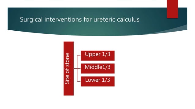 Urinary stone management | PPTX