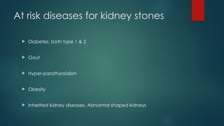 PPTSTONEMYTH busting myths about kidney stones | PPTX