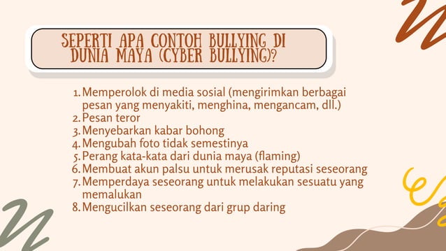 PPT tentang Bullying oleh mia paramita PPG BK angkatan 2023 | PPT