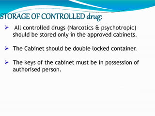 PPT Storing of Medicines.pptx | Pharmaceutical Industry | Industries