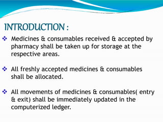 PPT Storing of Medicines.pptx | Pharmaceutical Industry | Industries
