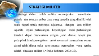 Ppt strategi militer | PPTX