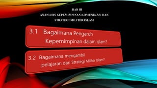 Ppt strategi militer | PPTX