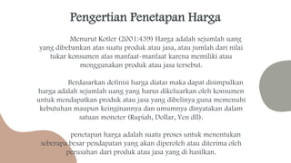 PPT STRATEGI PENETAPAN HARGA.MANAJEMENpptx | PPTX