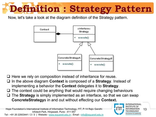 DESIGN PATTERNS: Strategy Patterns | PPTX | Programming Languages | Computing