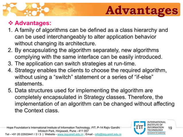 Design Patterns Strategy Patterns Pptx Programming Languages Computing