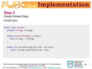 DESIGN PATTERNS: Strategy Patterns | PPTX