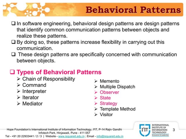 DESIGN PATTERNS: Strategy Patterns | PPTX | Programming Languages | Computing