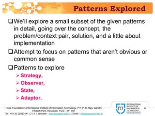 DESIGN PATTERNS: Strategy Patterns | PPTX