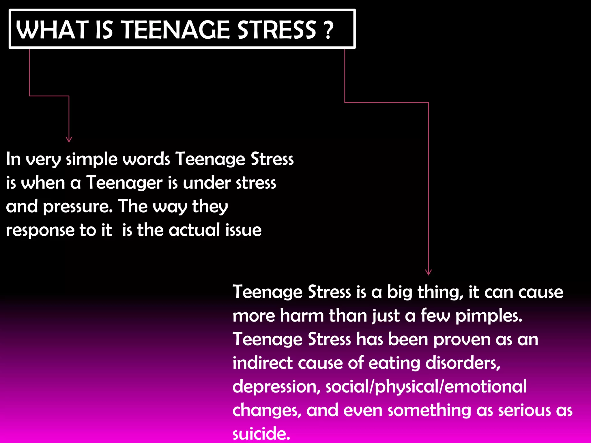 STRESS MANAGEMENT AND TEENAGERS | PPTX